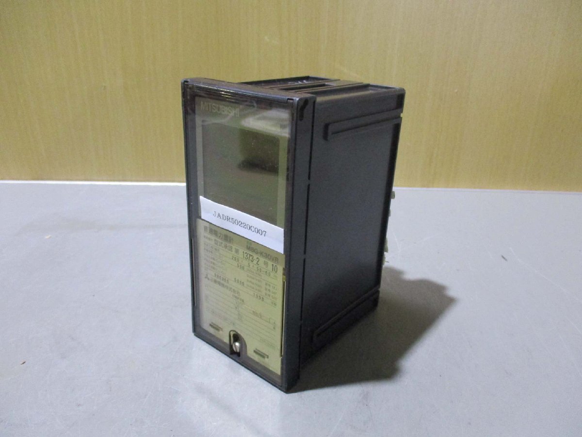 Yahoo!オークション - 中古 MITSUBISHI M8G-K30VR 普通電力量計 200V(J...