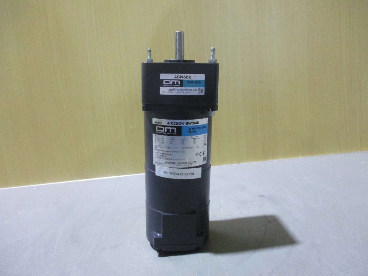 Yahoo!オークション - 中古 ORIENTAL MOTOR 4IK25GN-SW2MB AC MAGNETIC...