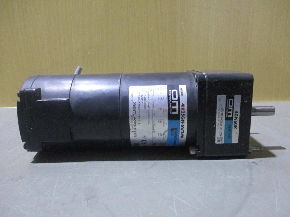 Yahoo!オークション - 中古 ORIENTAL MOTOR 4IK25GN-SW2MB AC MAGNETIC...
