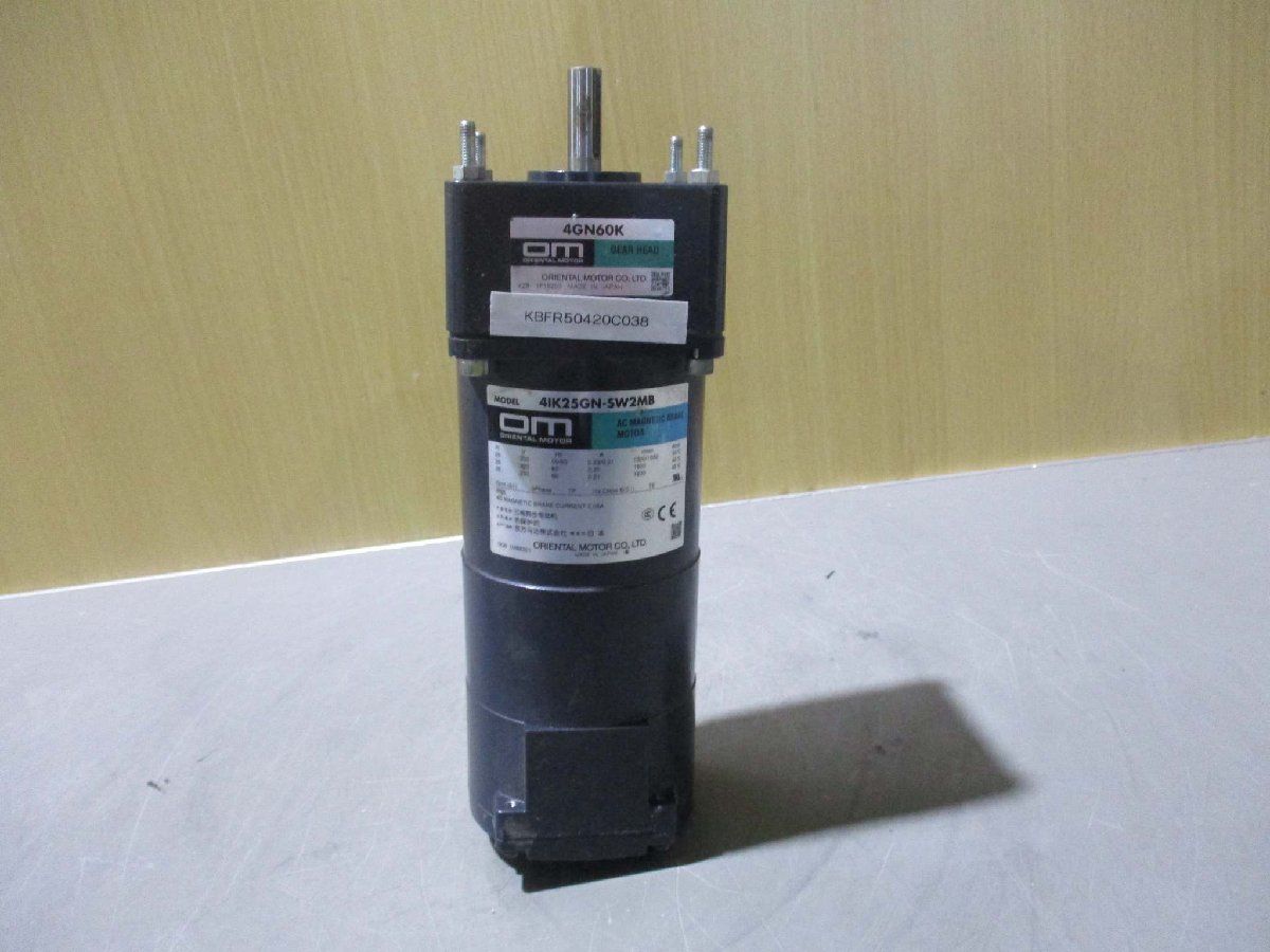 Yahoo!オークション - 中古 ORIENTAL MOTOR 4IK25GN-SW2MB AC MAGNETIC...