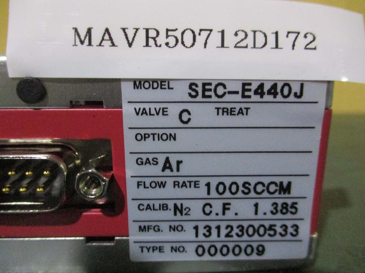 Yahoo!オークション - 中古 HORIBA SETC SEC-E440J マスフローコントロ...