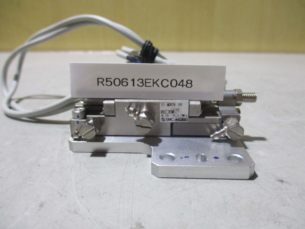 Yahoo!オークション - 中古 SMC 11-MXP6-10 エアスライドテーブル(R506...