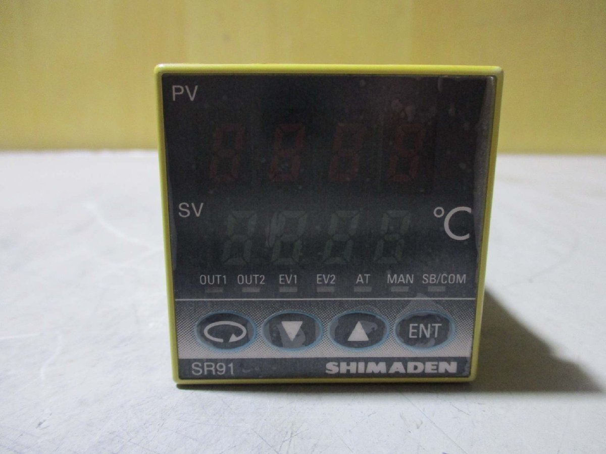 Yahoo!オークション - 中古 SHIMADEN SR91-8P-90-1NO デジタル調節計 4...