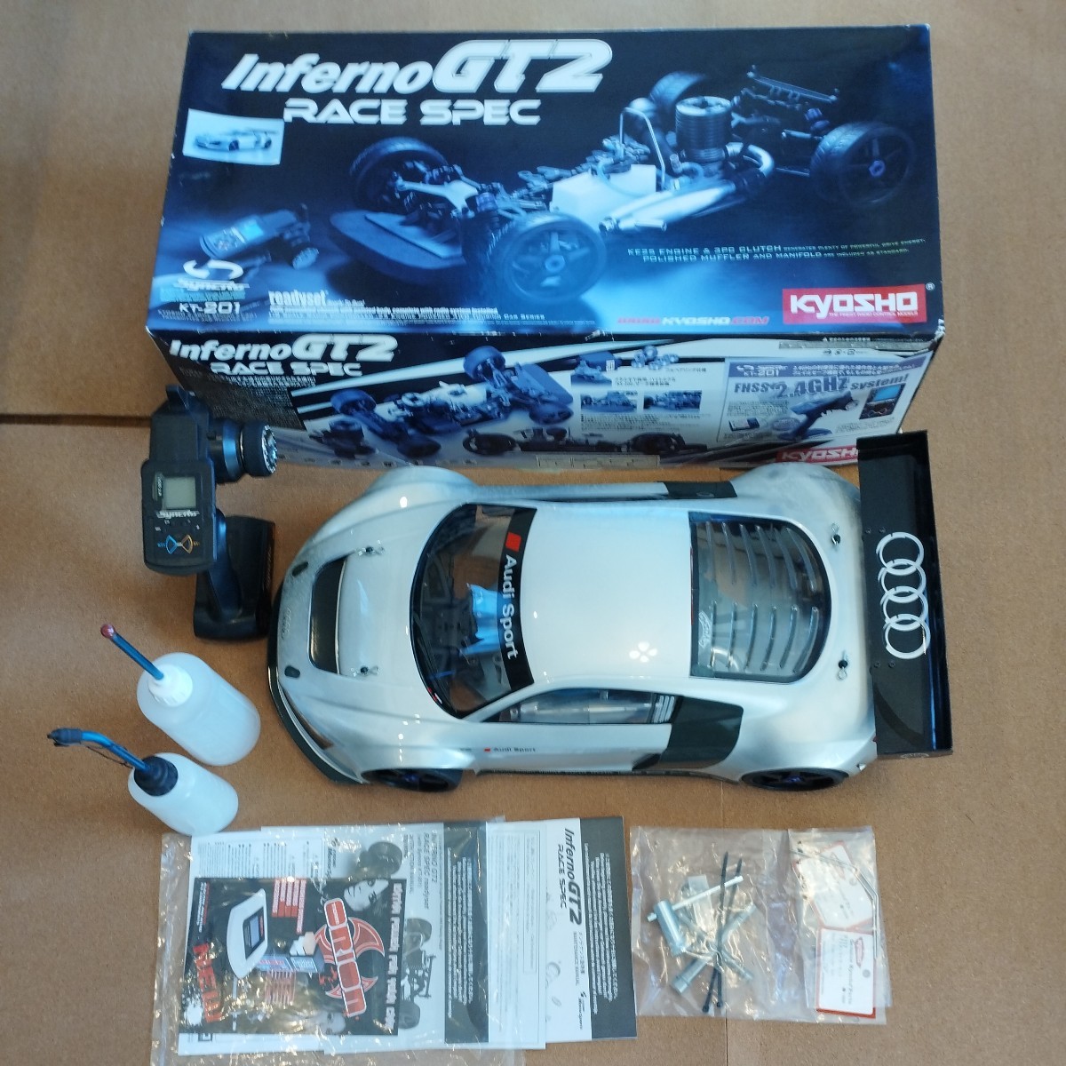 Yahoo!オークション - 京商 インファーノGT2 アウディ 1/8 GP 4WD レ...