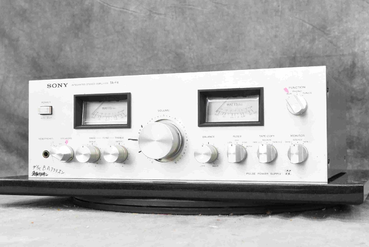Yahoo オークション F Sony ソニー Ta F4 プリメインアンプ 中古