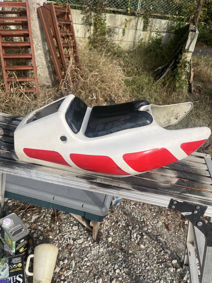 Yahoo!オークション - YSR 50 80 シングルシート カウル 割れかけ破れ...