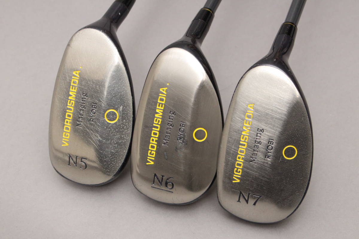 100 jpy ~ Ryobi bi Garo s media utility 3 pcs set {N5/N6/N7}RYOBI VIGOROUSMEDIA{R} shaft ...