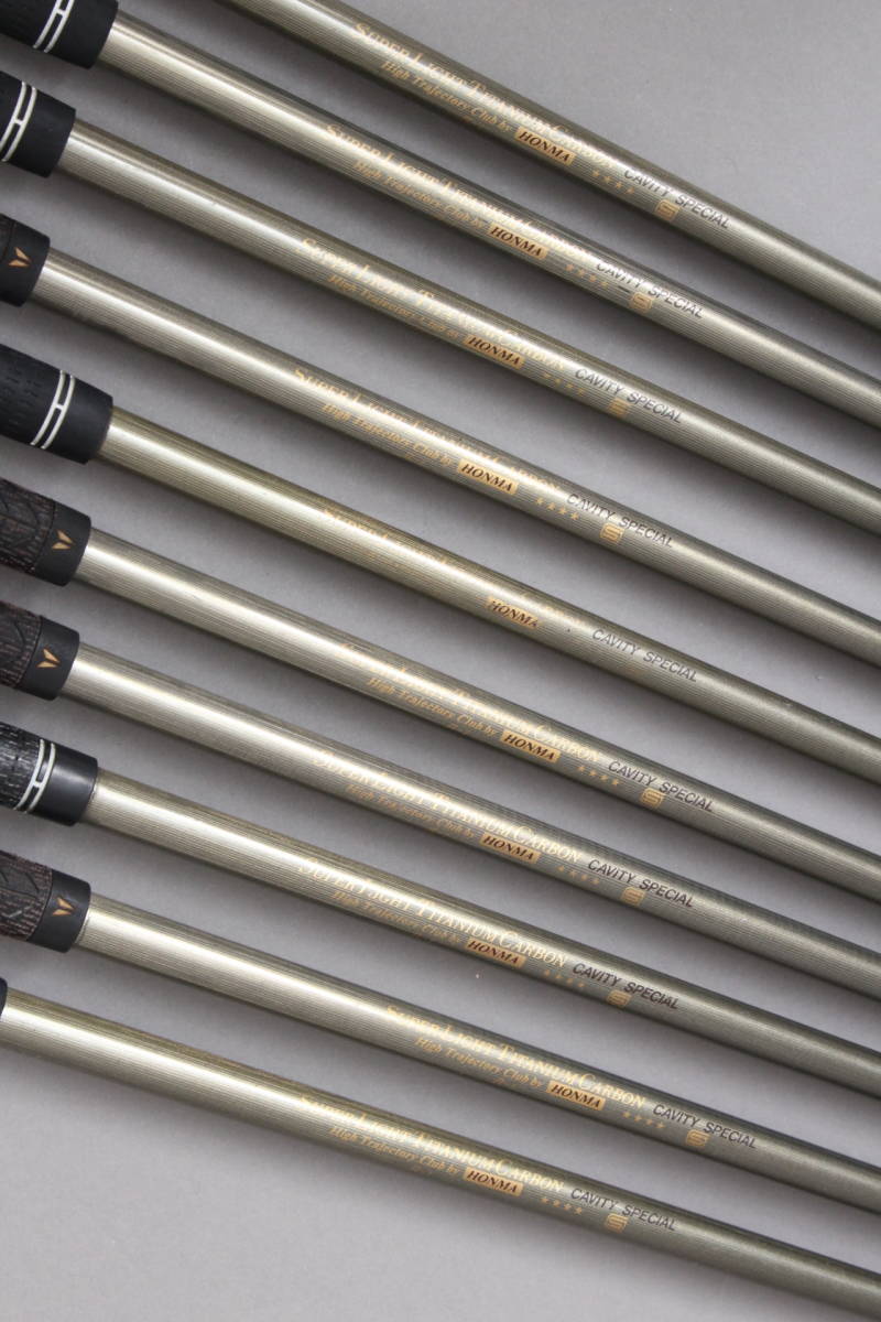 Yahoo!オークション - 100円～【K18 金モグラ】ホンマ アイアンセット ...