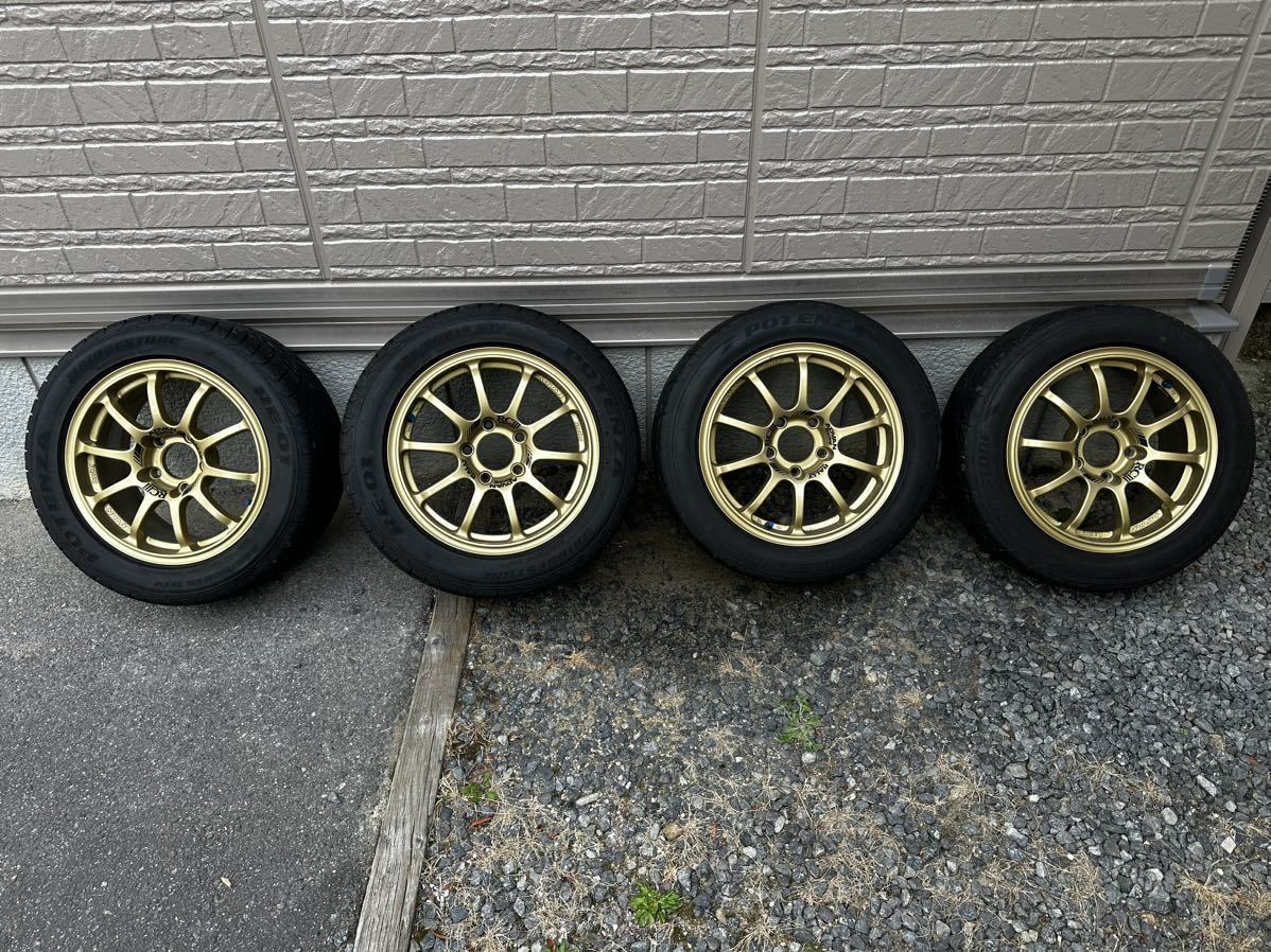 アドバンレーシング RC3 15インチ 7j 6.5j PCD114.3 5穴 ブリジストン ポテンザ RE71R RE01(ラジアルタイヤ)｜売買されたオークション情報、yahooの商品情報 ...