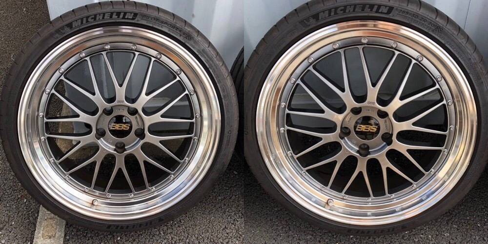 日本代購代標第一品牌【樂淘letao】－大人気 BBS LM 【LM283・LM284】 20インチ BMW M3 M4 F80 F82 ミシュランPS4S 溝あり！ 送料込！！ 4本/1台分