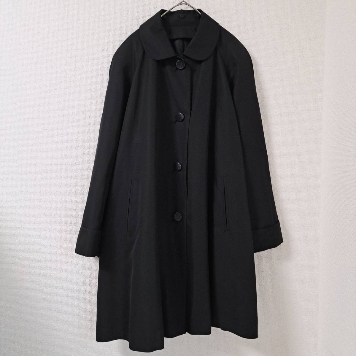 Yahoo!オークション - la piacente 日本製 シルク100% 絹 ロングコート...