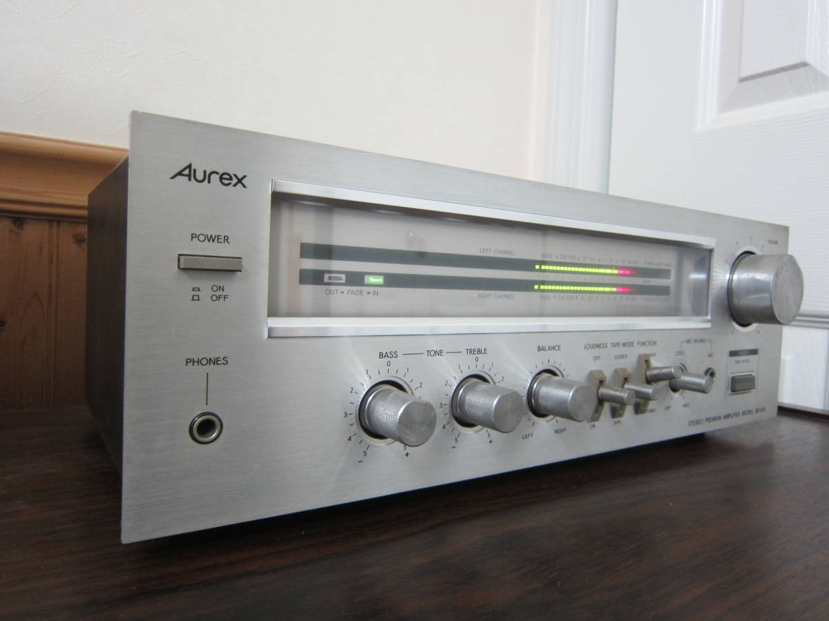 Yahoo!オークション - Aurex プリメインアンプ SB-535 動作品