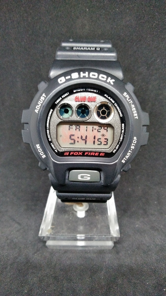 【激レア!ファンクラブclub Que限定】90年代 Wネーム Casio G Shock Gショック X シャ乱q Dw 6900 ベゼル割
