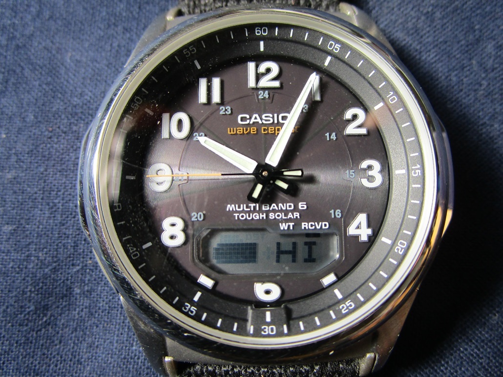 Yahoo!オークション - CASIO カシオ ウェーブセプター 電波ソーラー WV...