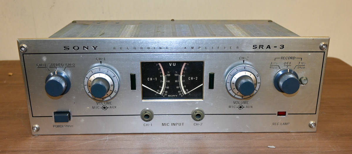 Yahoo!オークション - SONY SRA-3 オープンリール用 録再アンプ (真空...