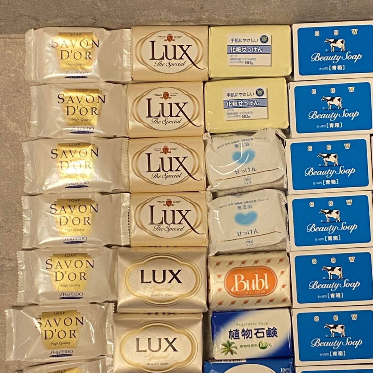Yahoo!オークション - FZ【4247】石けん まとめて 固形石鹸 牛乳石鹸 ...