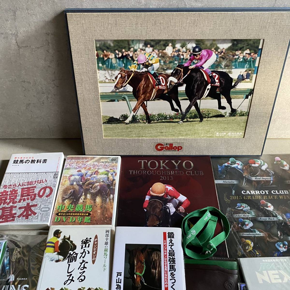 Yahoo!オークション - SW【4474】 競馬 グッズ アイテム 大量まとめ 本...