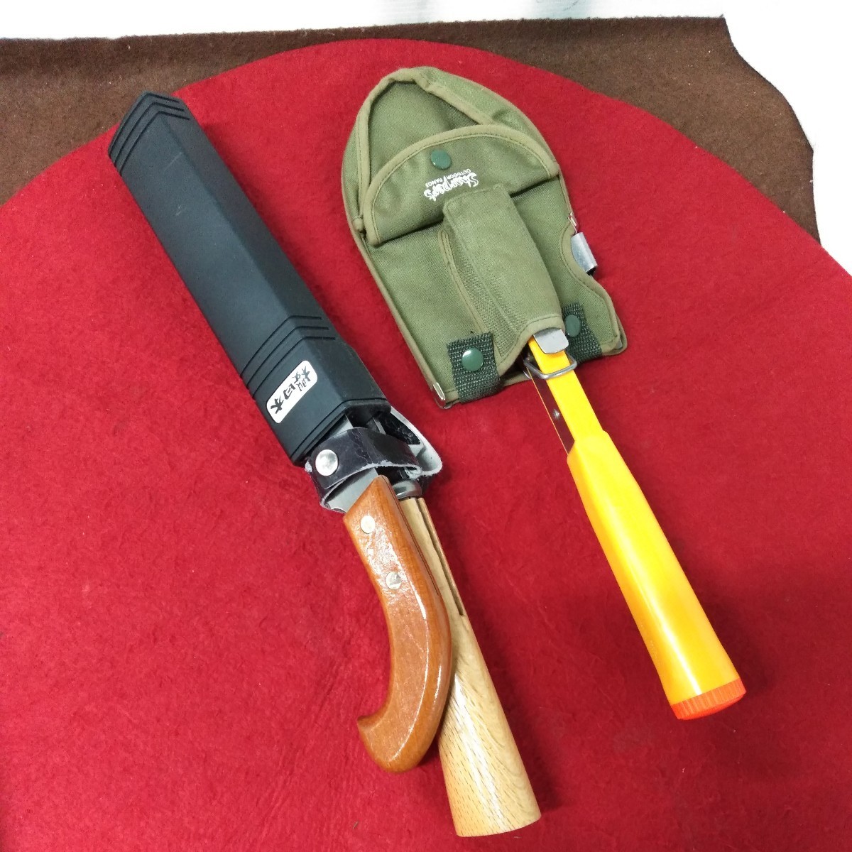 Yahoo!オークション - g_t N230 キャンプ 向け ナタ のこぎり ミニスコ...