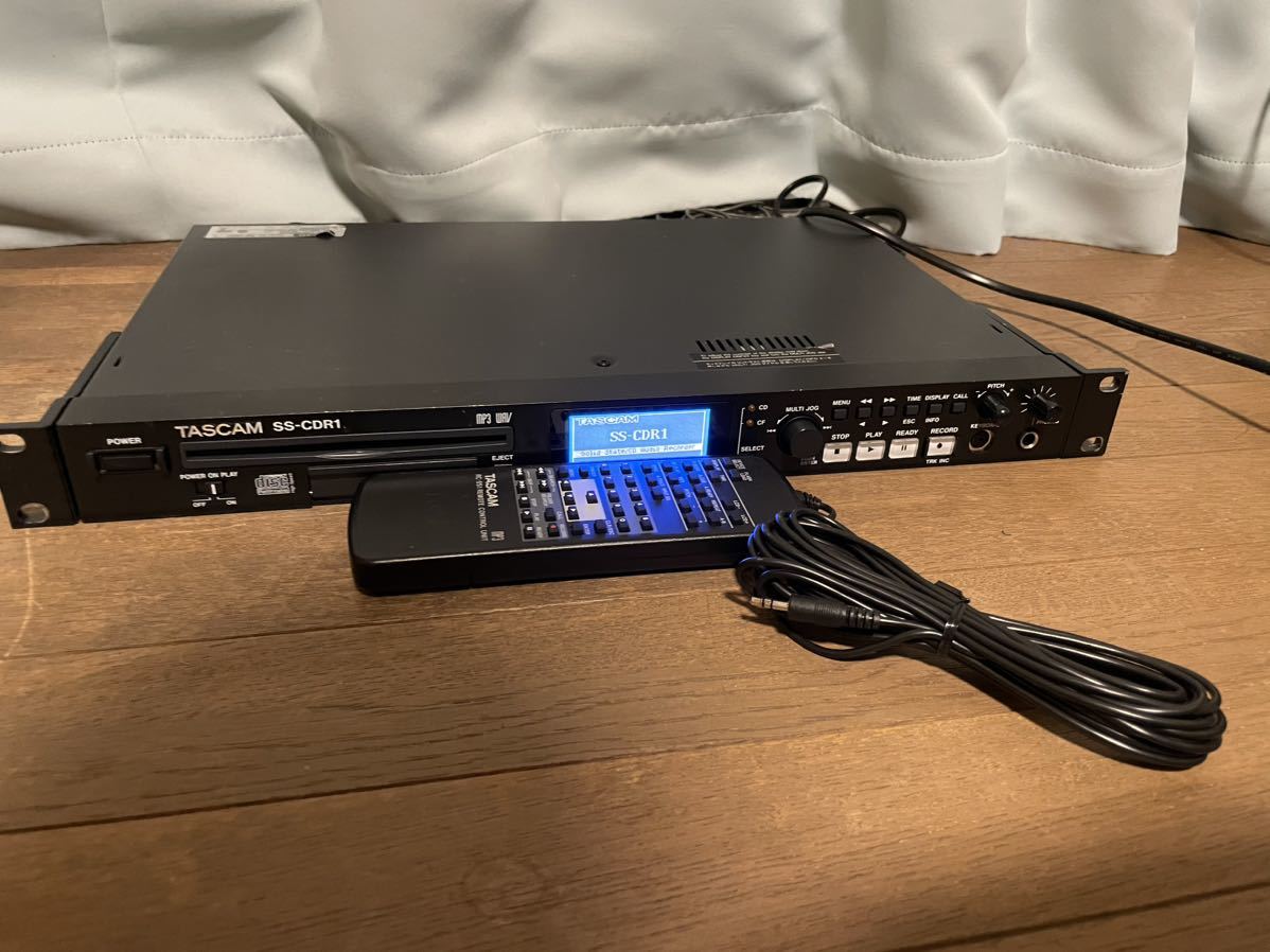 展示品 同様 Tascam Ss Cdr1 ソリッドステート Cdレコーダー Cfレコーダー 1uサイズ Cd Rcd Rw 完動品 みその他|売買されたオークション情報、yahooの
