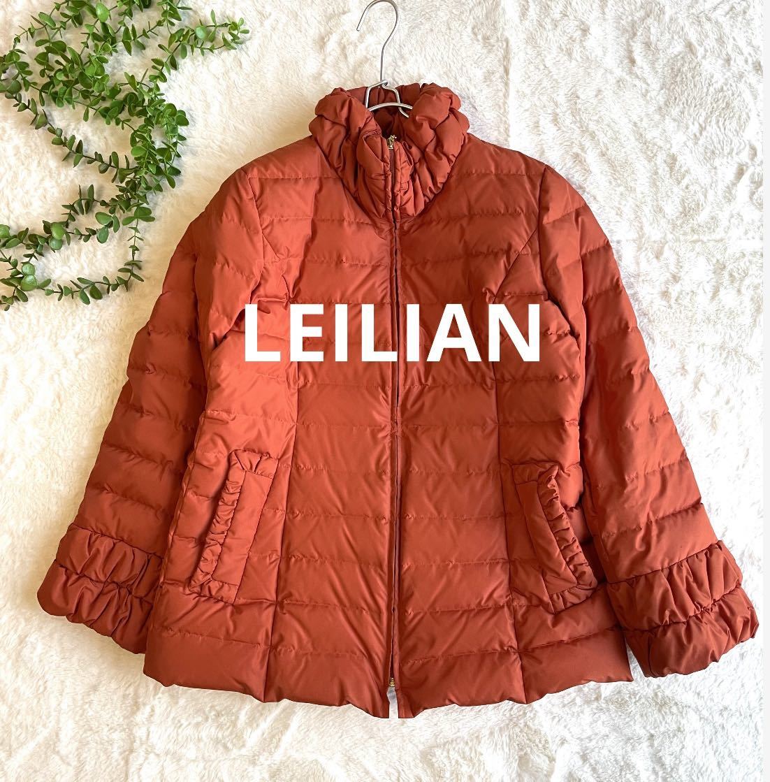 Yahoo!オークション - レリアン ゆったりダウンジャケット 9