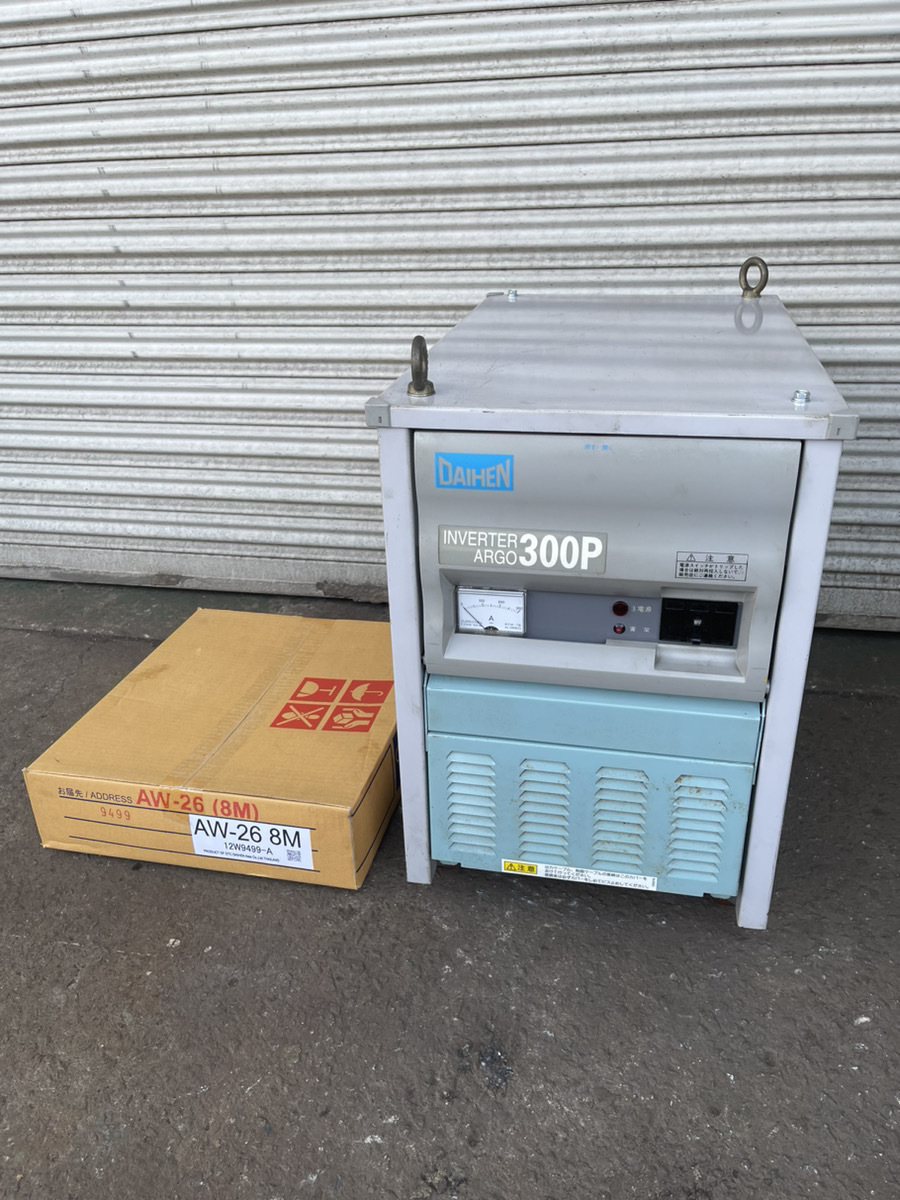 ダイヘン VRTP-300 インバータアルゴ300P 直流パルスTIG溶接機 1998年製 300A 200V 空冷 トーチ AW-26 メーター ステン(TIG溶接機)｜売買された ...