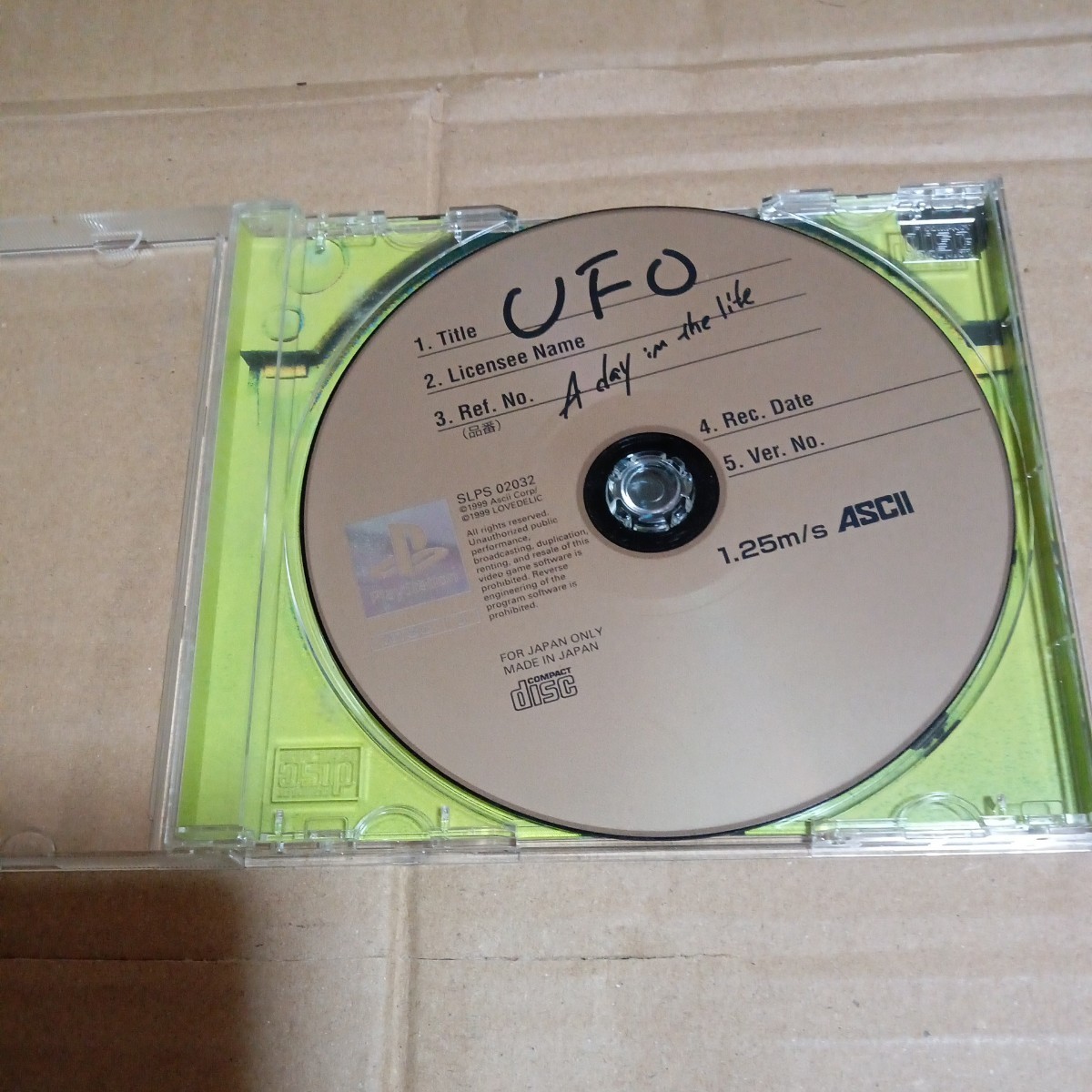 Yahoo!オークション - PS UFO A day in the life
