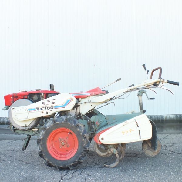 Yahoo!オークション - 【新潟】ヤンマー ディーゼル 耕耘機 YX700 H70-...