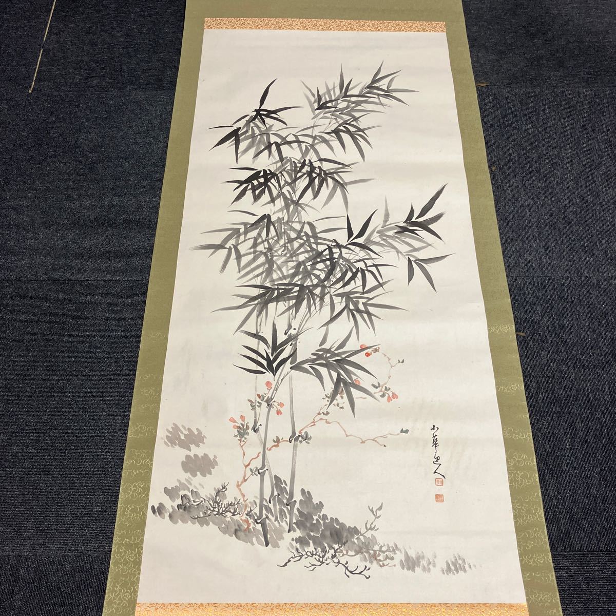 Yahoo!オークション - 【模写】掛軸 紙本 箱無 同梱可能 N O.3733