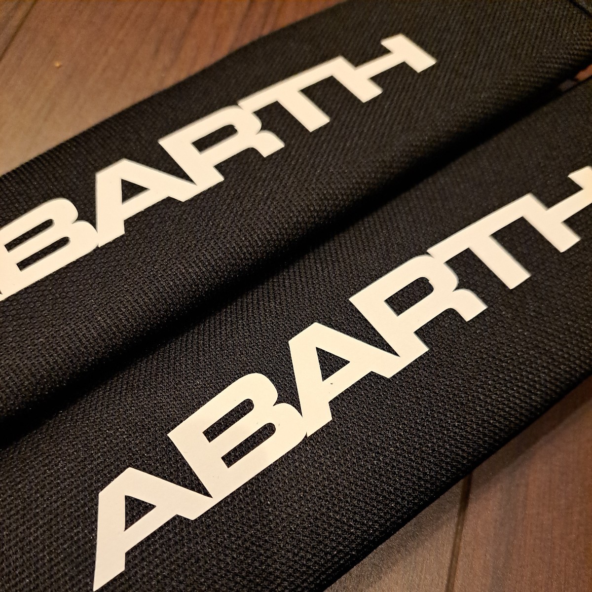 Yahoo!オークション - アバルト ABARTH シートベルトカバー シートベル...
