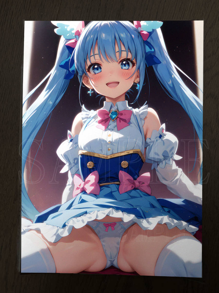 Yahoo!オークション - プリキュア キュアスカイ アニメポスター A4サイ...