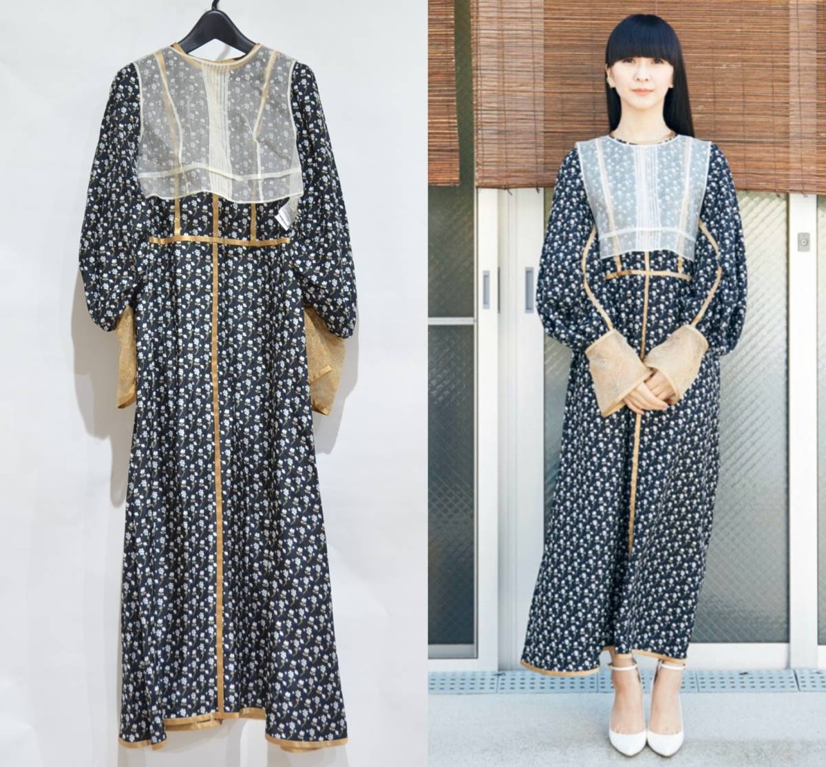 Yahoo!オークション - mame kurogouchi マメクロゴウチ 小花柄 Yahoo!オークション - mame kurogouchi マメクロゴウチ 小花柄