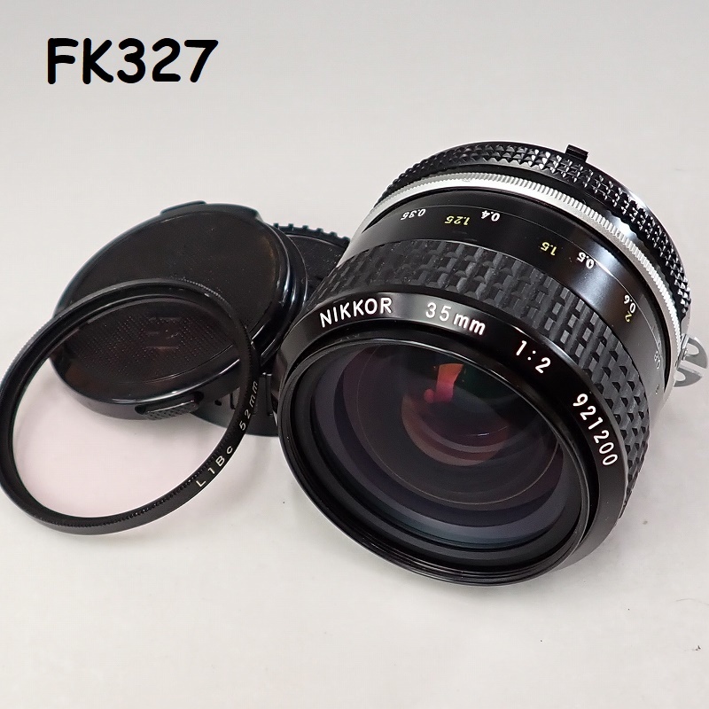 Yahoo!オークション - FK-327 NIKKOR 35㎜ 1 2 ニコンレンズ 絞り羽根O...