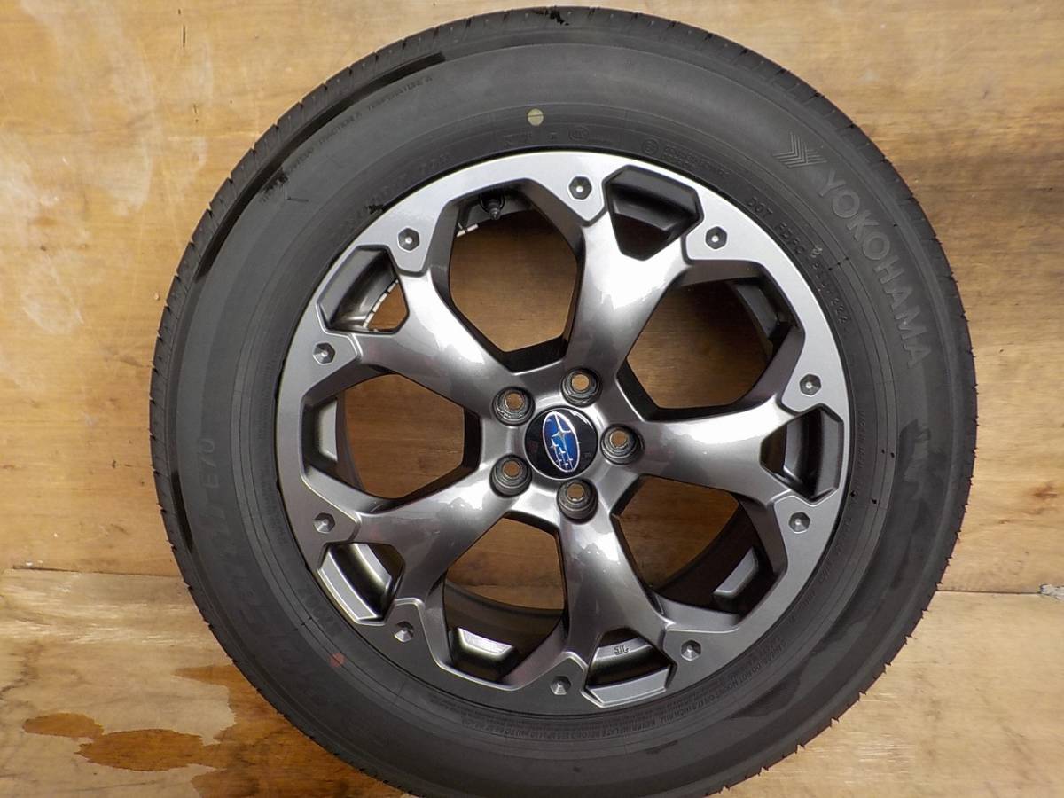 Yahoo!オークション - バリ山 スバル純正 XV GTE エンケイ製 ガンメタ ...