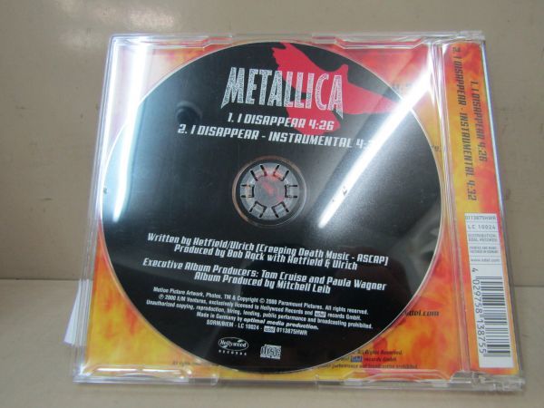 Yahoo!オークション - 2948 【海外盤 CD】METALLICA 『I DISAPPEAR』MI...