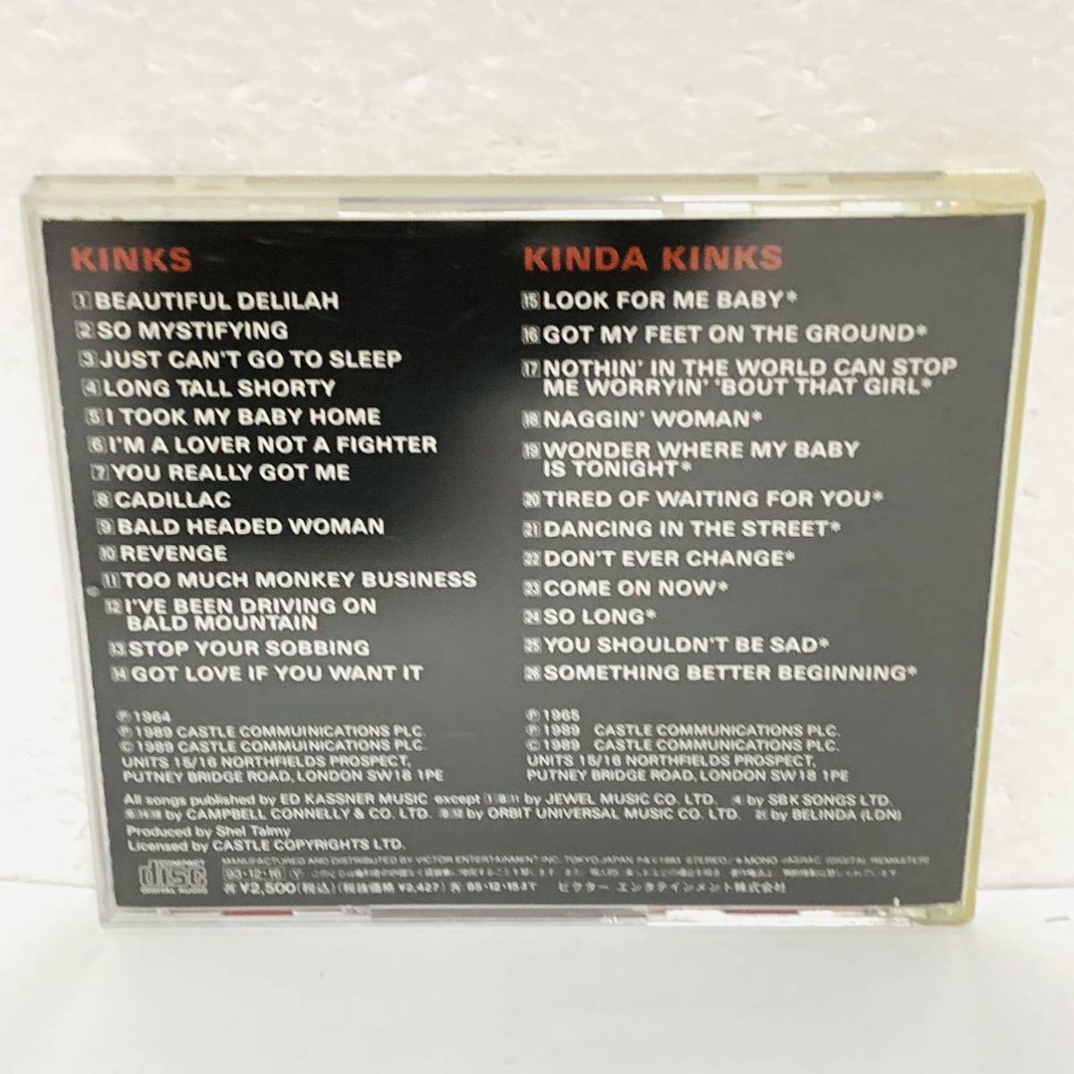 Yahoo!オークション - キンクス THE KINKS KINDA KINKS 洋楽 CD 50901n...