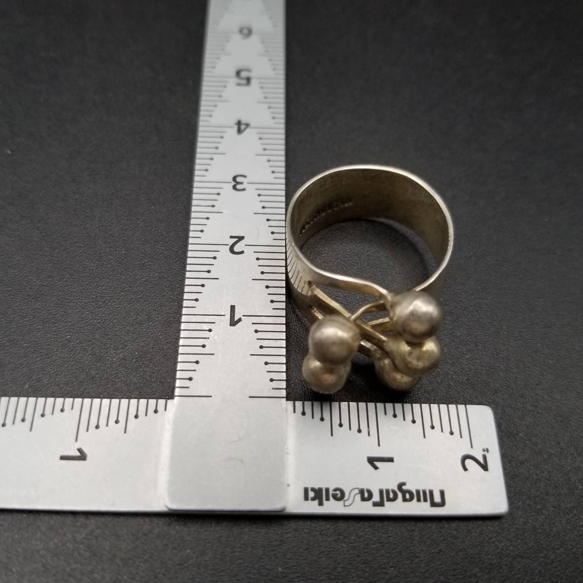 Yahoo!オークション - メキシコ 925 シルバー メタル ボール ラップリ...