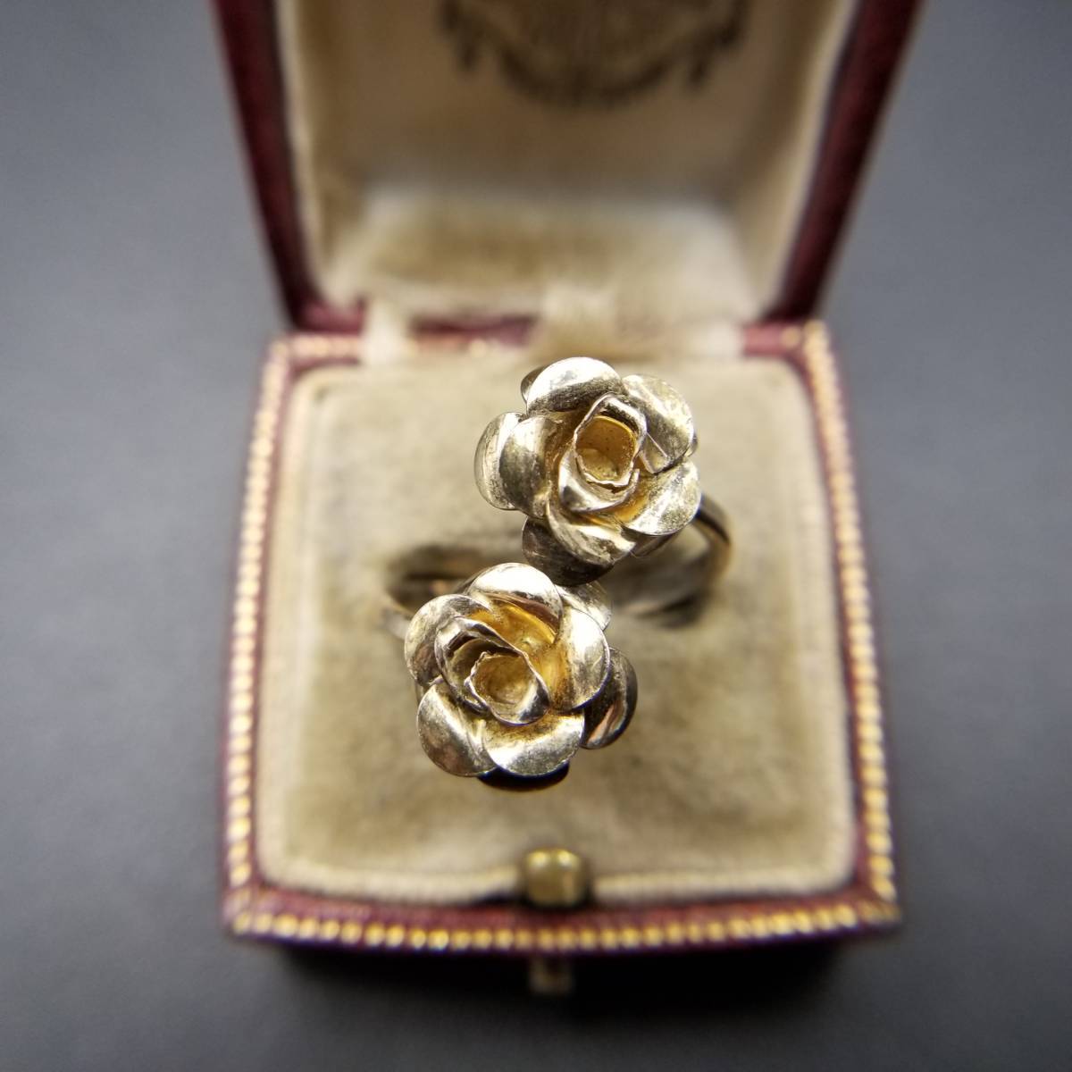 Yahoo!オークション - 薔薇 フラワー モチーフ ラップリング ゴールド...
