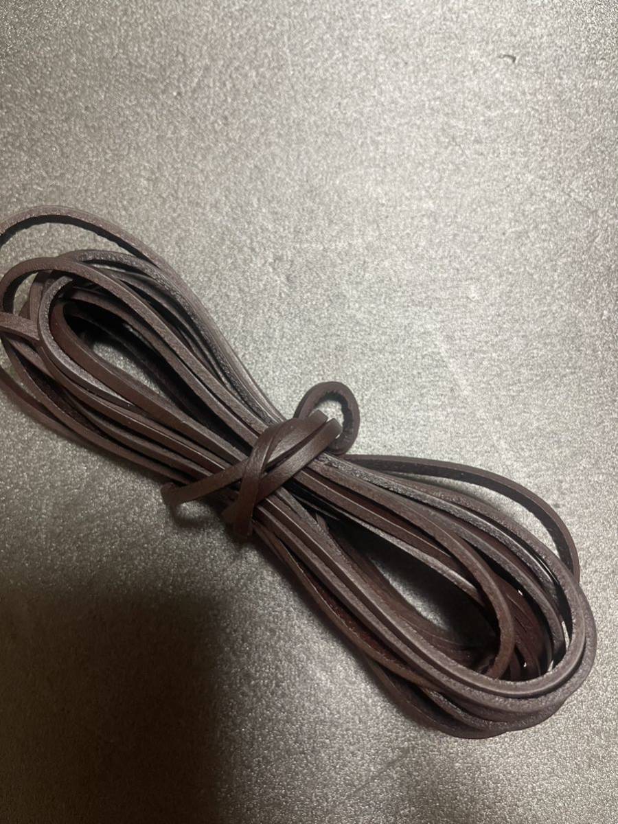 革紐 牛革 紐 本革 レザー クラフト コーヒーブラウン3mm×2mm 2m(材料)｜売買されたオークション情報、yahooの商品情報をアーカイブ公開 - オークファン（aucfan.com）