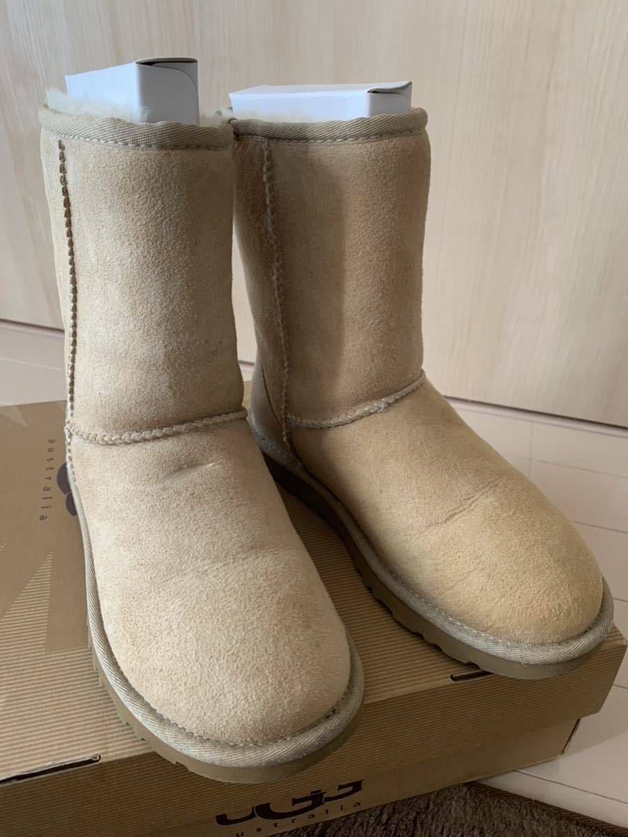 UGG ムートン ブーツ ベージュカラー ショートサイズ23cm USサイズ6(US6)｜売買されたオークション情報、yahooの商品情報をアーカイブ公開 - オークファン（aucfan.com）