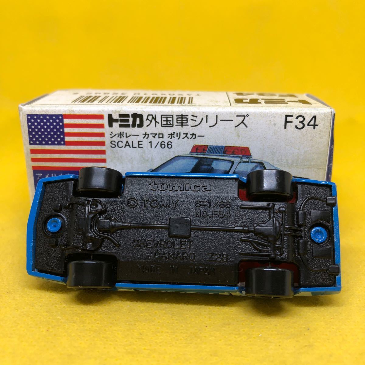 Yahoo!オークション - トミカ 日本製 青箱 F34 シボレー カマロ ポリス...