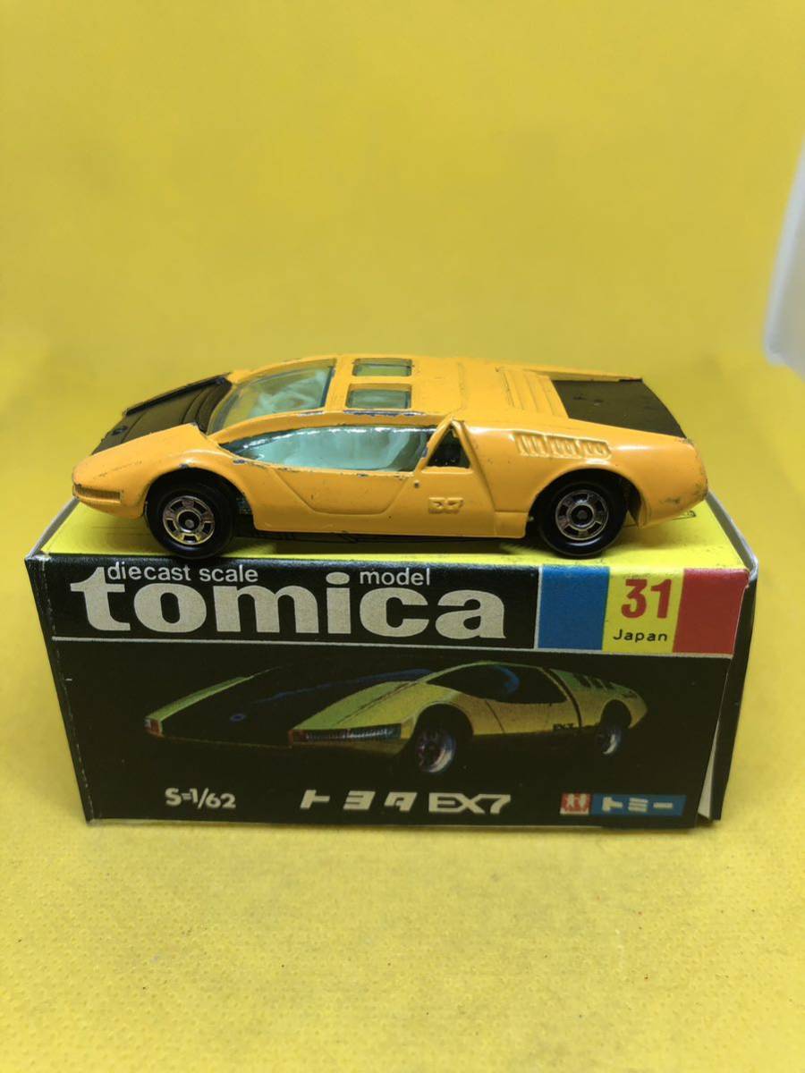 Yahoo!オークション - トミカ 日本製 黒箱 31 トヨタ EX7 当時物 絶版 ...