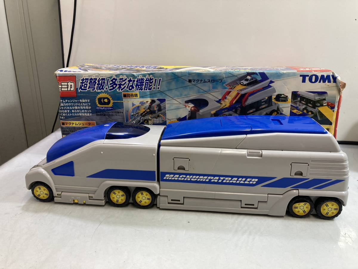 Yahoo!オークション - （11-97）TOMY トミー マグナムパトレーラー ト...