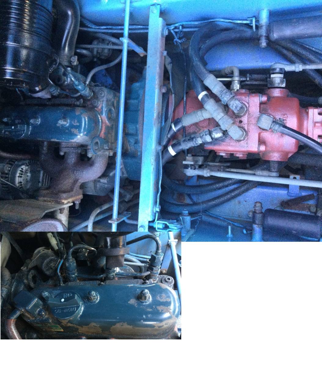 Yahoo!オークション - ショベルローダーTCM 604 ディーゼルエンジン中...