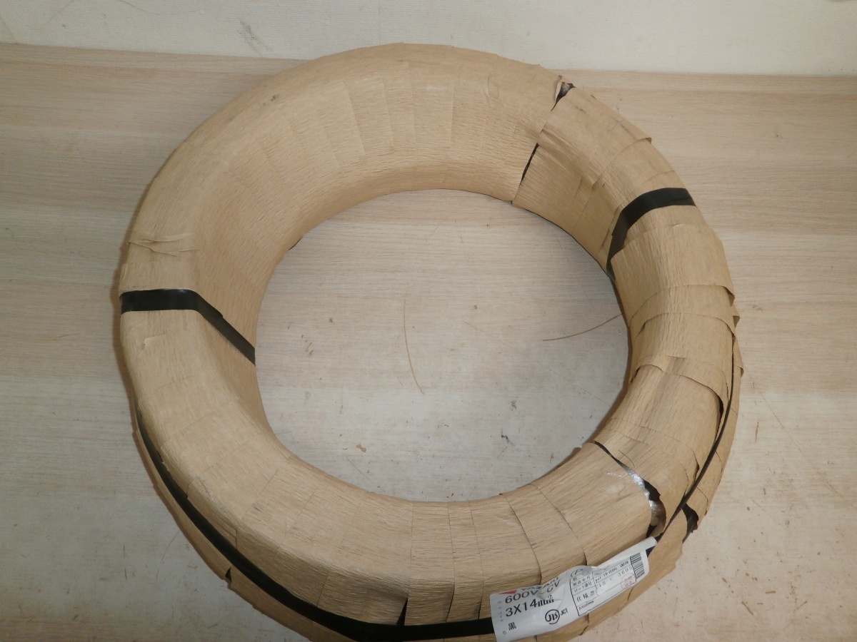 Yahoo!オークション - 未使用 YAZAKI ヤザキ 600V-CV (PbF) 3×14mm 50...