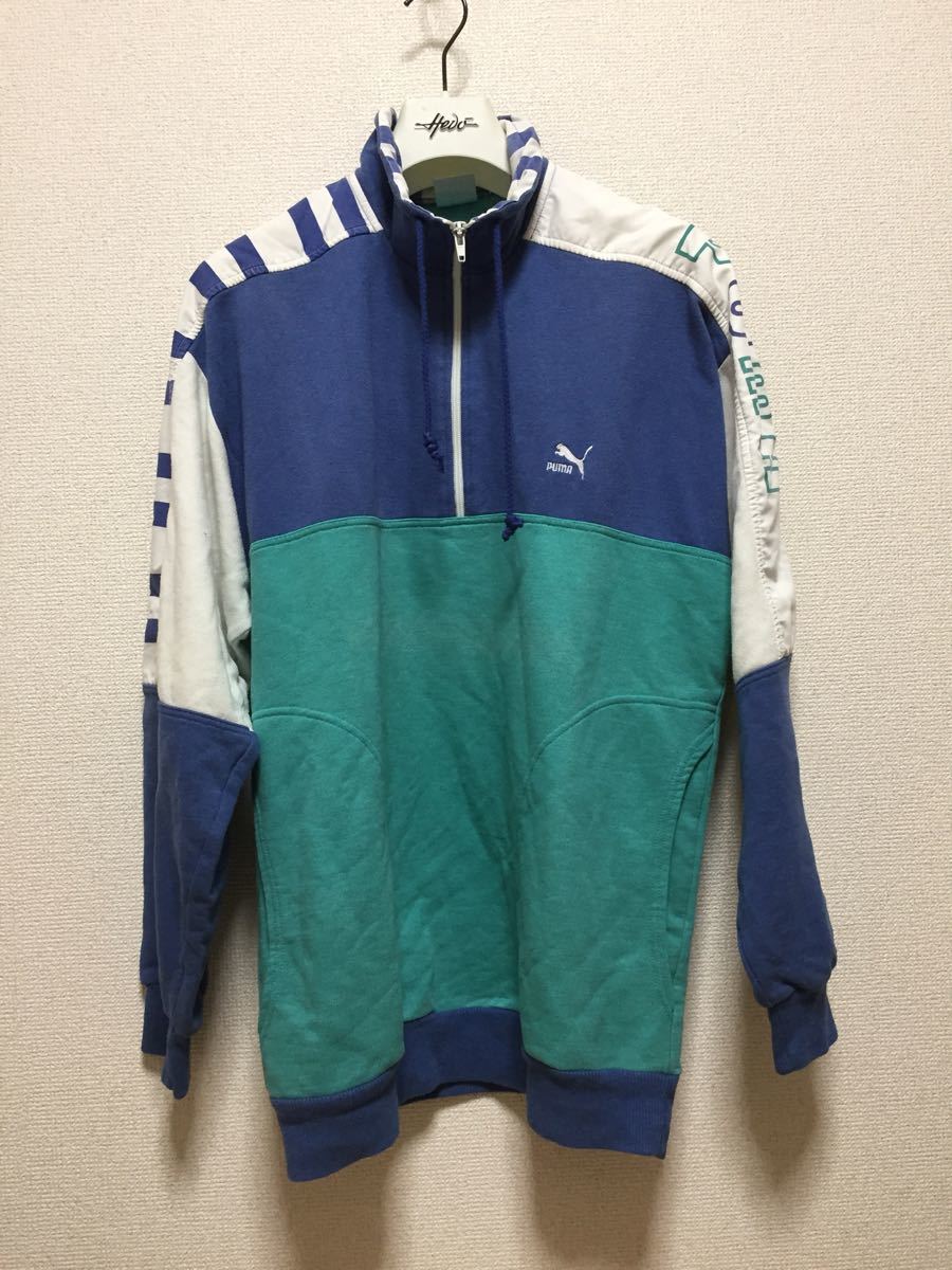 Yahoo!オークション - ヨーロッパ古着 90s PUMA プーマ デザインスウェ...