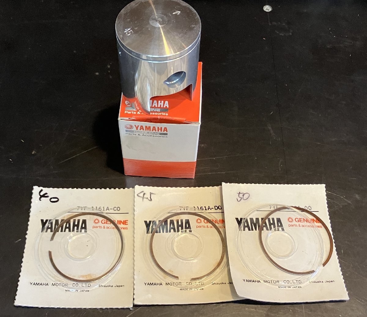 Yahoo!オークション - KT100用 ピストン 52.45 と ピストンリング 40 4...