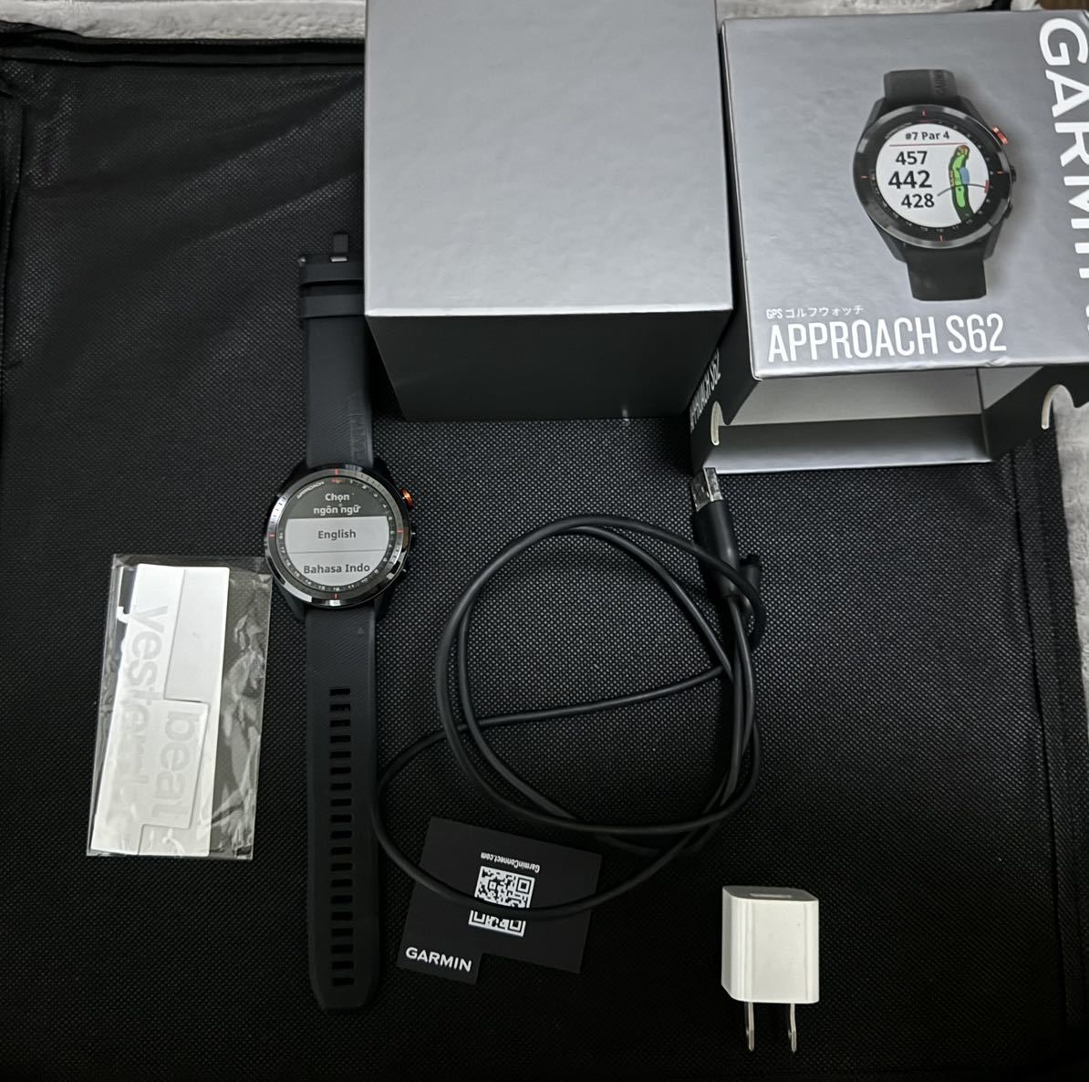 Yahoo!オークション - GARMIN ガーミン APPROACH S62 ゴルフウォッチ ...