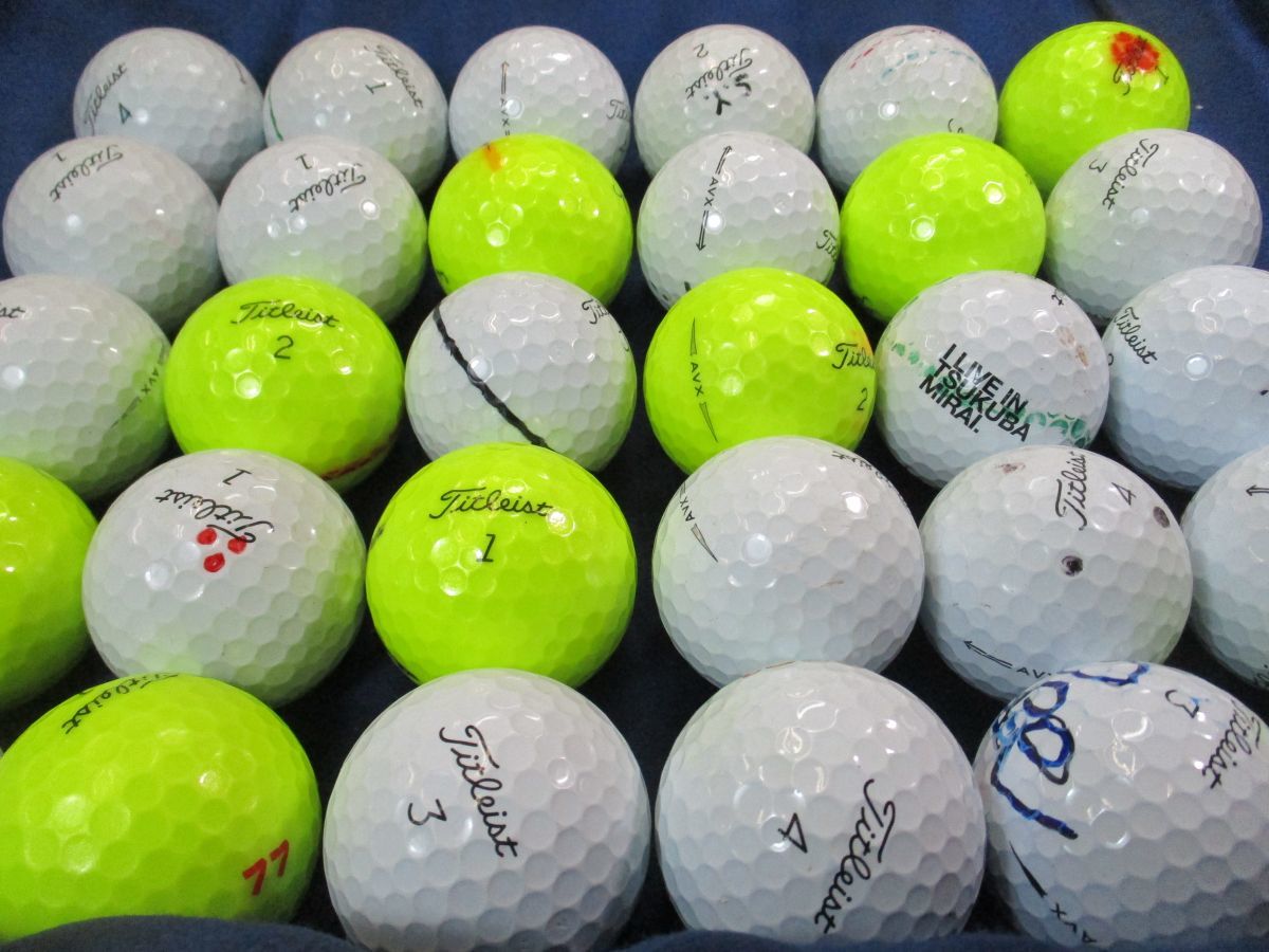 8292 特A2級 タイトリスト Titleist -AVX- イエロー/ホワイト 30個(30個～)｜売買されたオークション情報、yahooの商品情報をアーカイブ公開 - オークファン ...