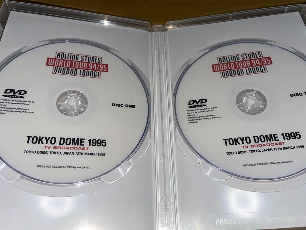 Yahoo!オークション - Rolling Stones Tokyo Dome 1995 LIVE DVDR 2枚...