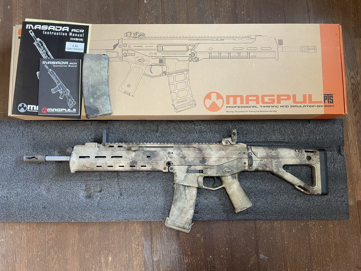 Yahoo!オークション - MAGPUL PTS MASADA ACR A-TACS CAM 電動ガン 水...